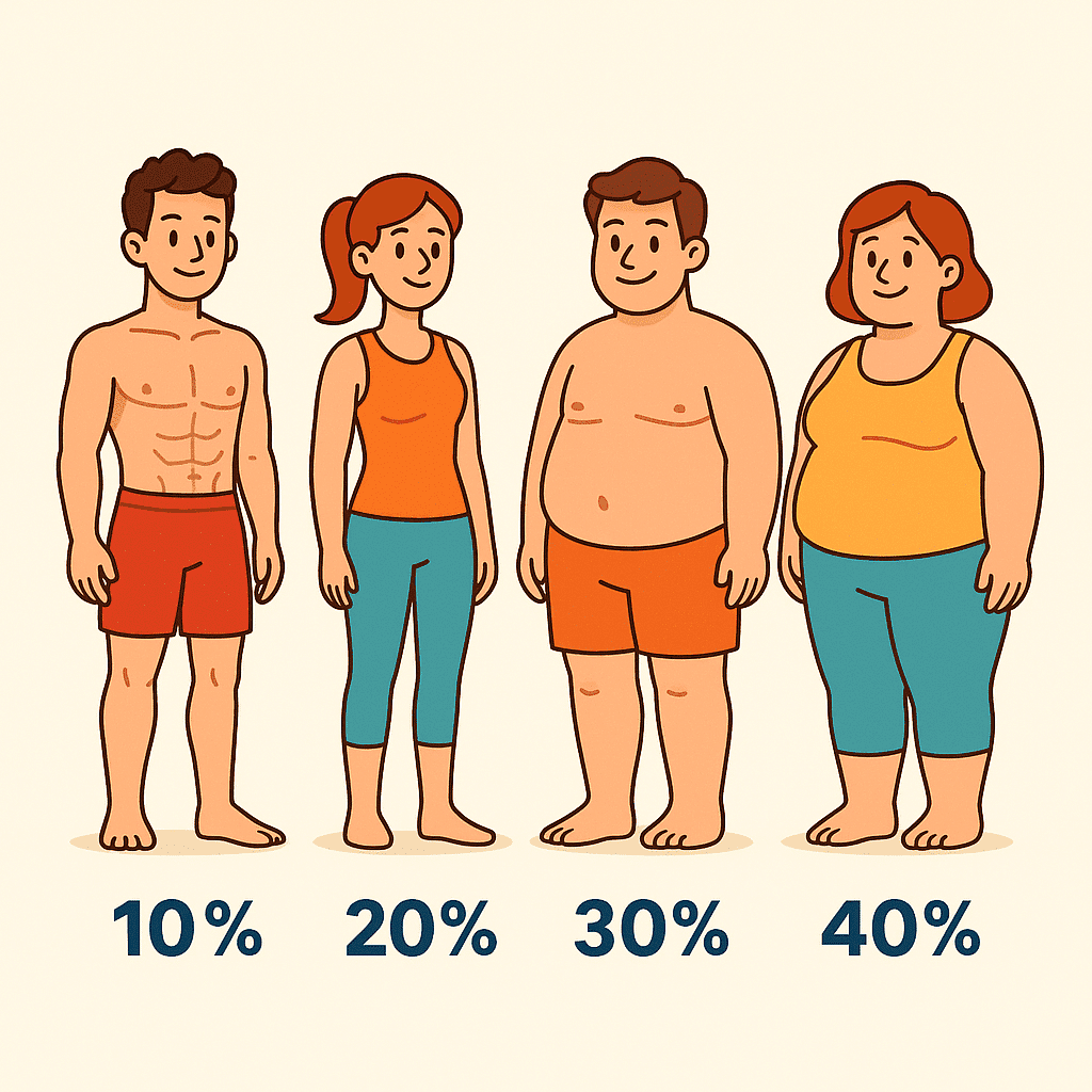 Body Fat Percentage Calculator - 4 Proven Scientific Methods